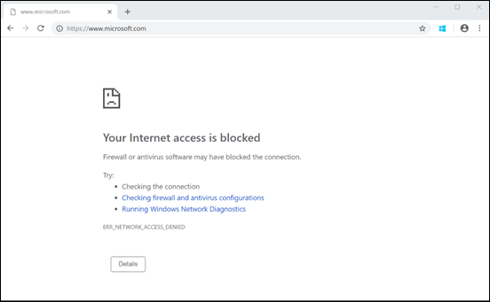 Intune App Protection Policy blocking browser – CIAOPS