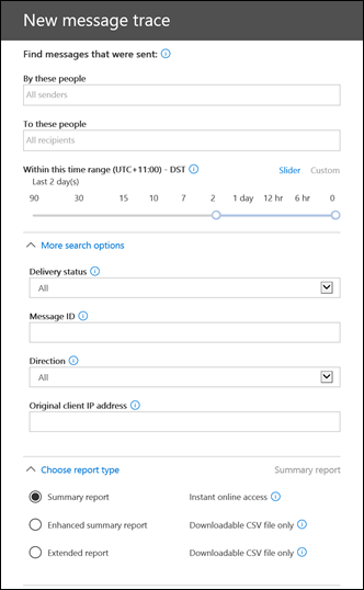 Email message traces in Office 365 – CIAOPS