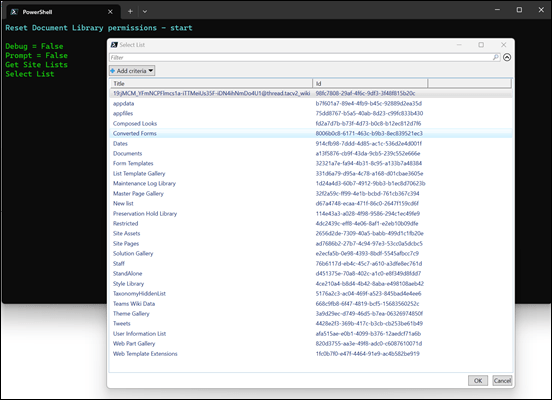 Reset SharePoint Online Document Library permissions script – CIAOPS