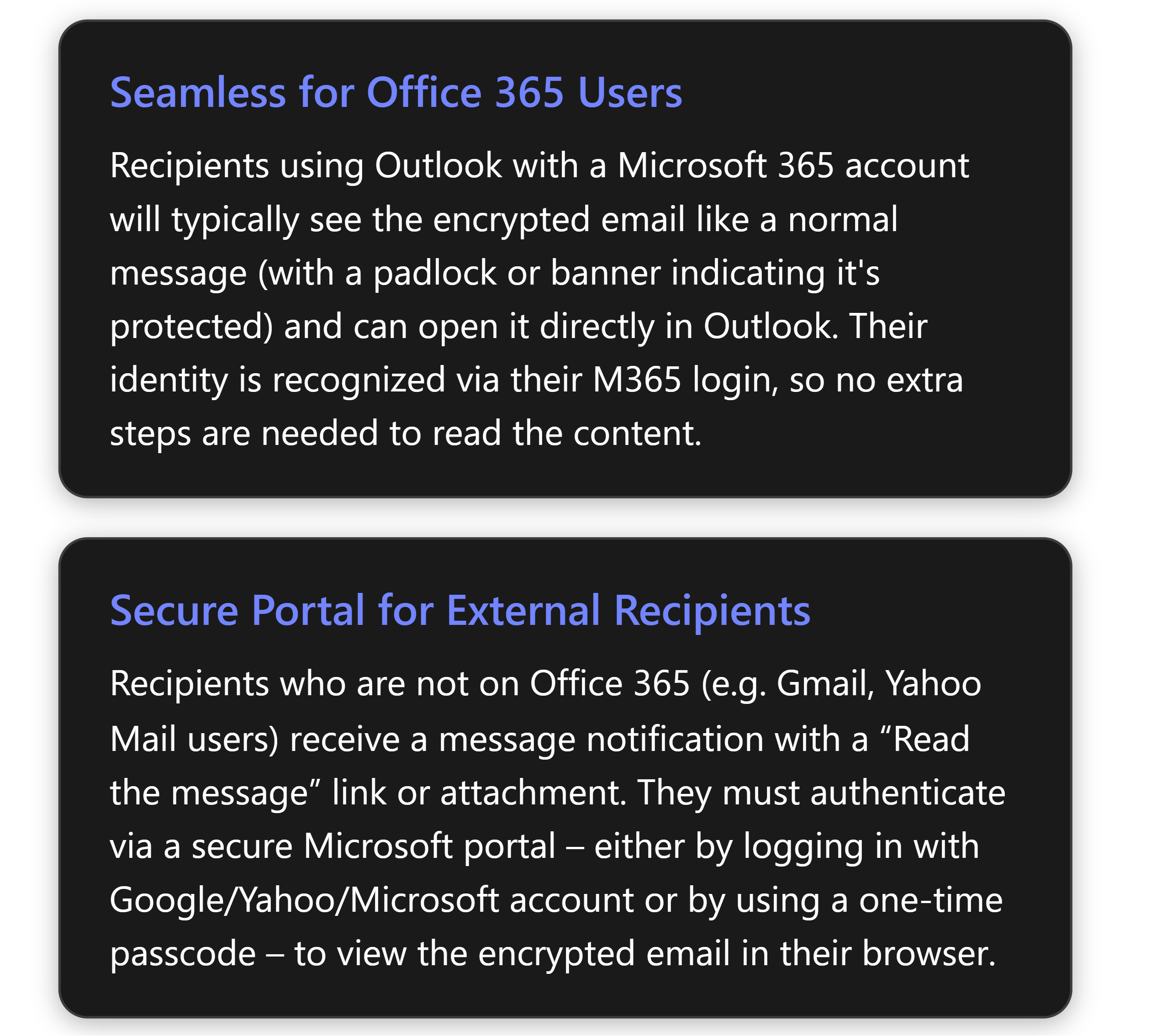 Configuring and Using Encrypted Email (Office 365 Message Encryption ...