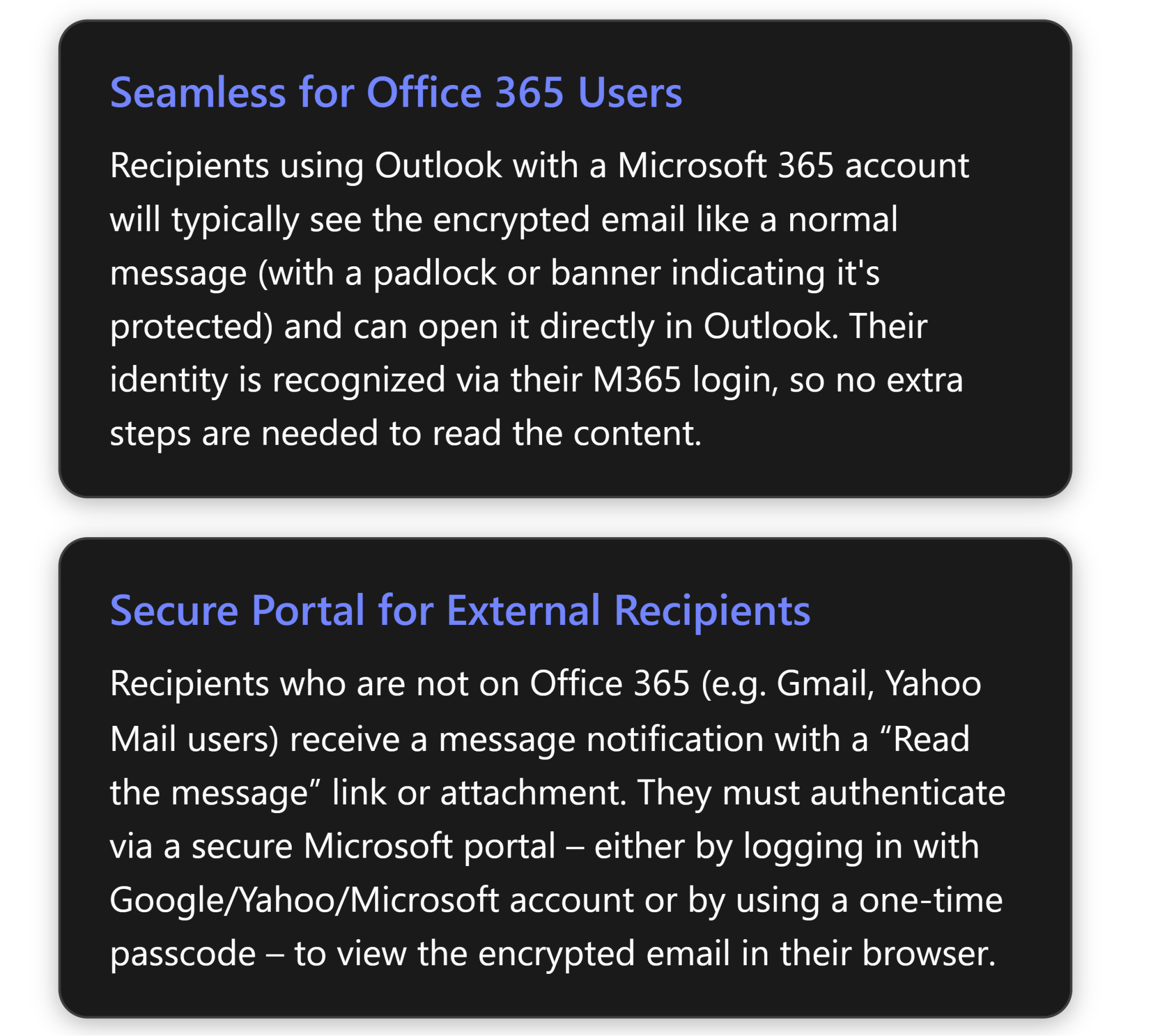 Configuring and Using Encrypted Email (Office 365 Message Encryption ...