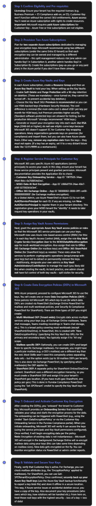 Report: Microsoft Purview Customer Key in an SMB (Business Premium ...