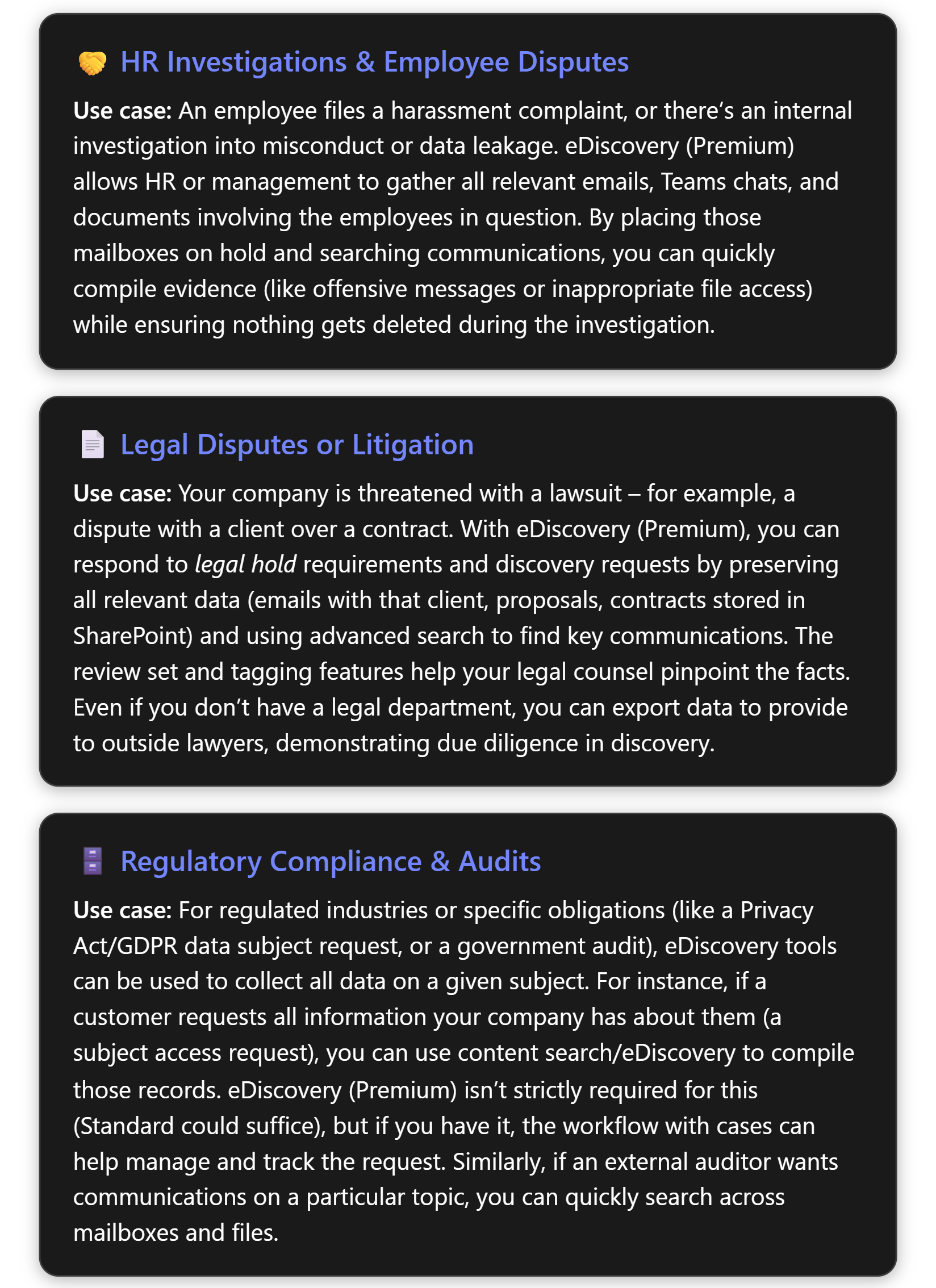 Microsoft Purview eDiscovery (Premium) in an SMB Environment (M365 ...