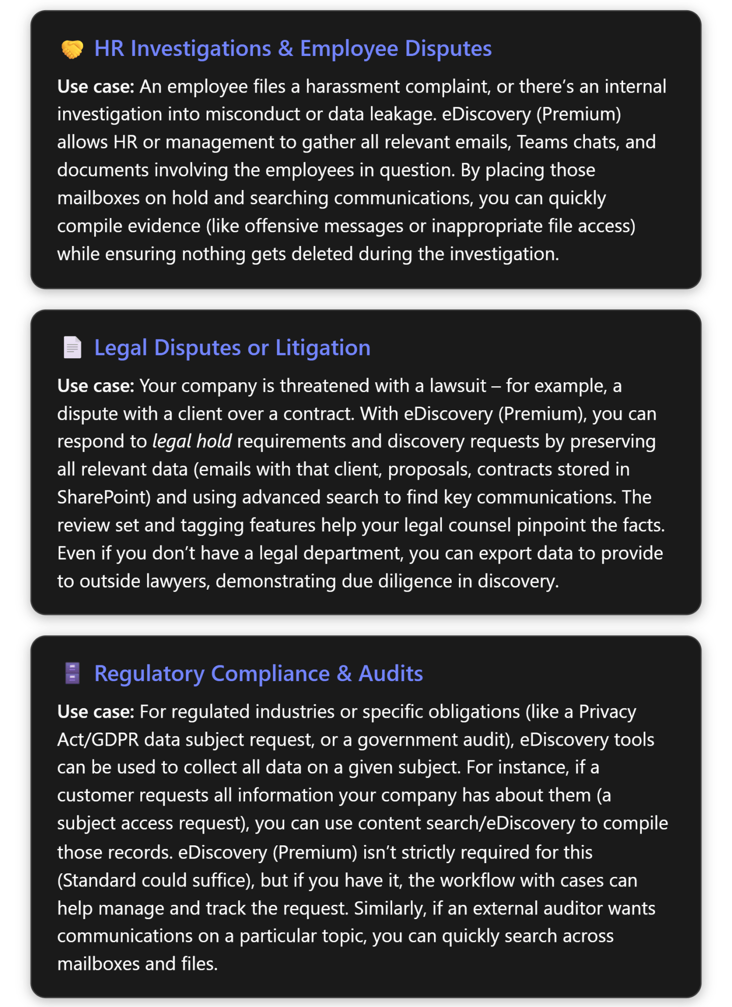 Microsoft Purview eDiscovery (Premium) in an SMB Environment (M365 ...