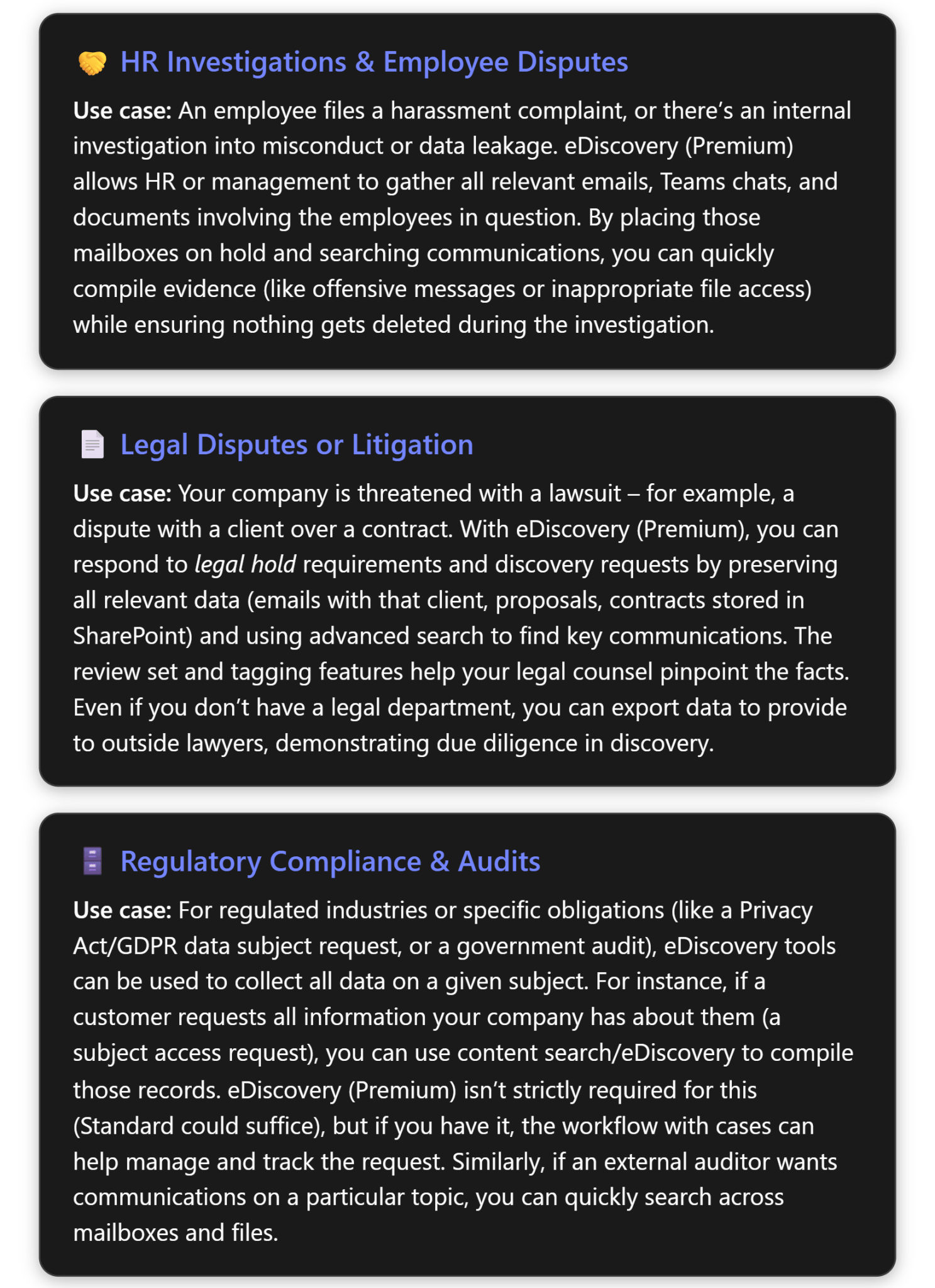 Microsoft Purview eDiscovery (Premium) in an SMB Environment (M365 ...